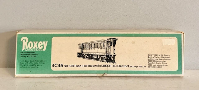 ROXEY MOULDINGS 4C45 OO Gauge SR 1931 Push-Pull Trailer Ex LBSCR AC ...