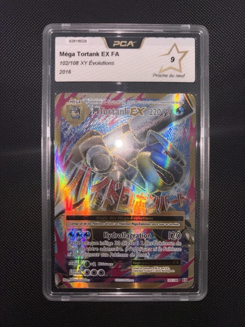 CARTE POKÉMON MEGA TORTANK EX FA 102/108 XY Évolutions PCA 9 FR EUR 1 ...