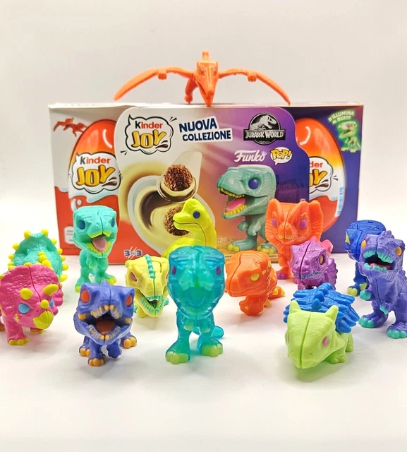 KINDER JOY JURASSIC World Funko Pop Sorpresina a Scelta Nuova ...