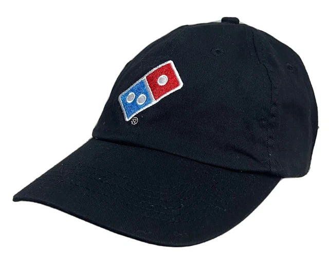 DOMINOS PIZZA HAT Delivery Driver Worker Employee Company Logo Black ...