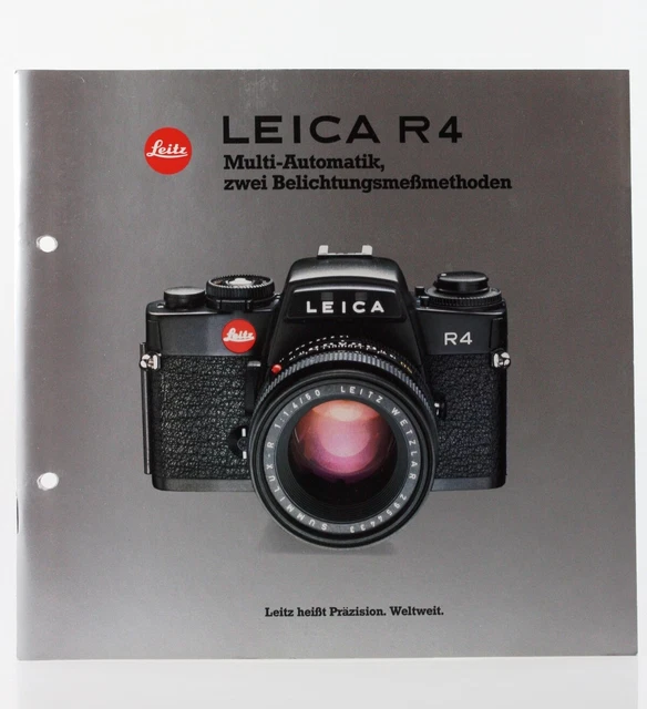 MAGAZINE BROCHURE LEITZ Leica R 4 R4 EUR 24,20 - PicClick FR