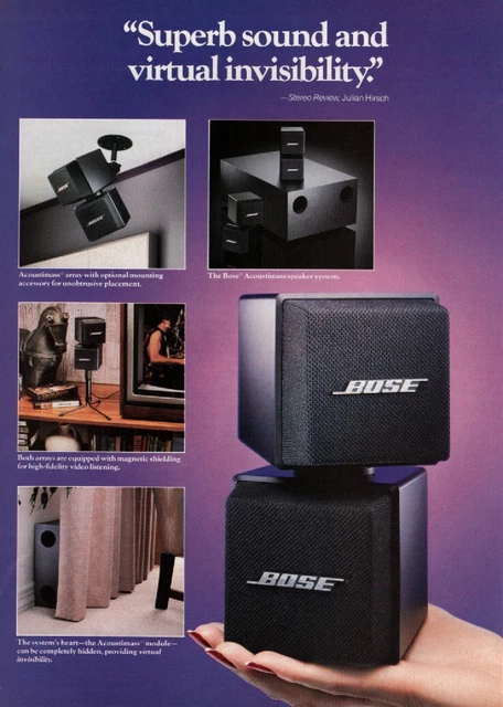 BOSE - AM-5 Acoustimass Speakers - Original Magazine Ad - 1981 £3.95 ...