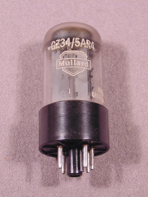 GZ34 5AR4 MULLARD Large Base Gt Britain HiFi Guitar Amp Vacuum Tube ...