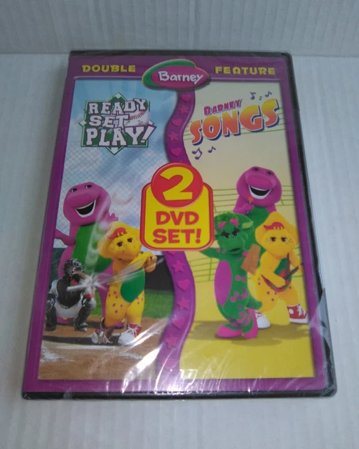 READY SET PLAY/BARNEY Songs DVD 2-Disc Set Barney Double Feature £16.19 ...