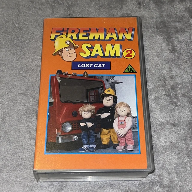 FIREMAN SAM VHS Video Tape - 2 On 1 - The Hero Next Door / Lost Cat BBC ...