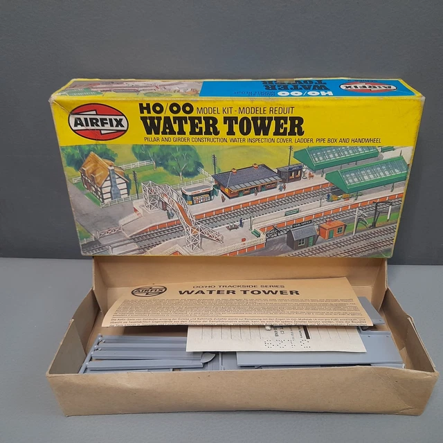 VINTAGE AIRFIX WATER Tower Kit HO/OO Gauge 1960s 1970s Unbuilt Boxed ...