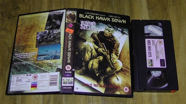 BLACK HAWK DOWN VHS Video Tape Big Box Ex Rental RCA Columbia Pictures ...