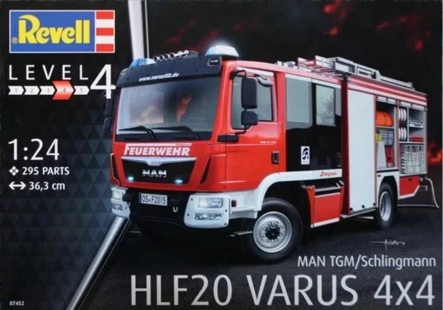 REVELL 7452 1:24TH scale Schlingmann HLF 20 Varus 4x4 (MAN TGM) £74.99 ...