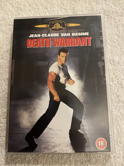 DEATH WARRANT FILM, 18 rating DVD 1990, Action, Jean Claude Van Damme ...