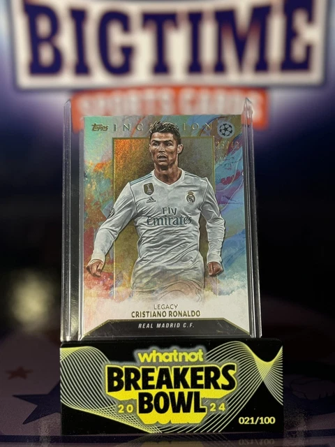 CRISTIANO RONALDO #CR7 Legacy Topps UEFA UCC Real Madrid Inception 23 ...