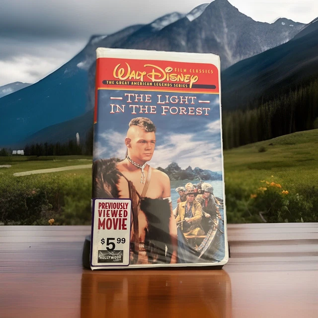 WALT DISNEY THE Light in the Forest (VHS, 1997, Great American Legends ...