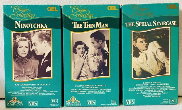6X CEL CLASSIC Col. VHS Tapes, Inc Gaslight, Ninotchka, San Francisco ...