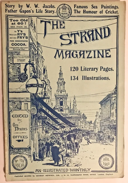 THE STRAND MAGAZINE 1905 numéro unique, W W Jacobs, E Nesbit, Father ...