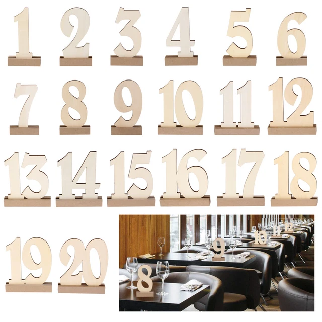 SEGNATAVOLO MATRIMONIO SEGNAPOSTO Numerato Tabella Numeri 1-20 EUR 38 ...