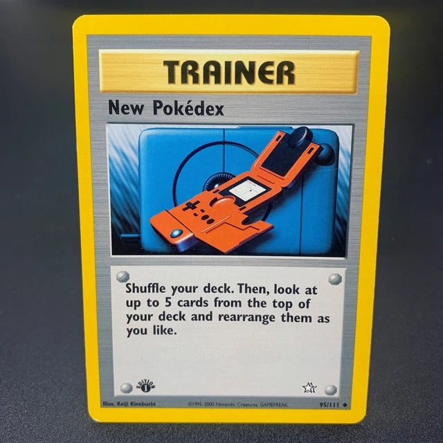 POKÉMON TCG NEW Pokédex 95/111 Neo Genesis 1st Edition HP #1 $4.18 - PicClick CA