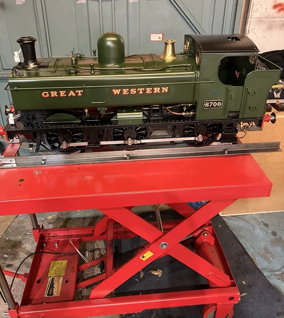 5 GAUGE PANNIER Live Steam Loco. Lifting Table, Blower, Coal & Rolling Road. £5,086.72 - PicClick UK