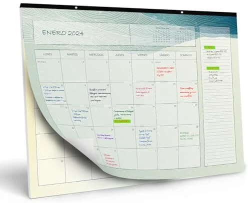 CALENDRIER MURAL 2023 2024 par SmartPanda -D8 en Espagnol EUR 30,60 - PicClick FR