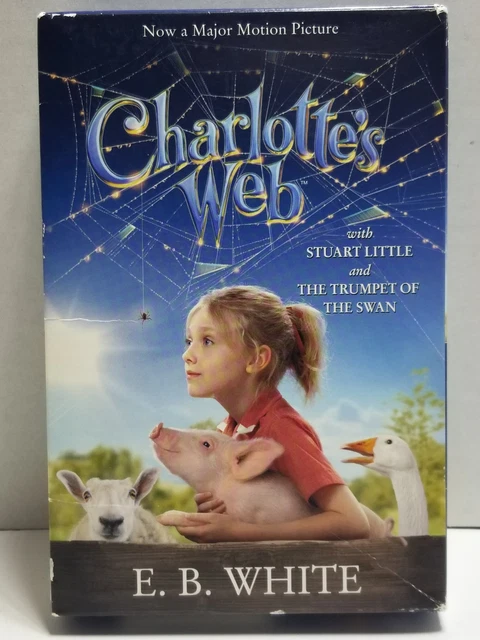 E B WHITE Box Set Book Collection Charlotte's Web Stuart Little The ...