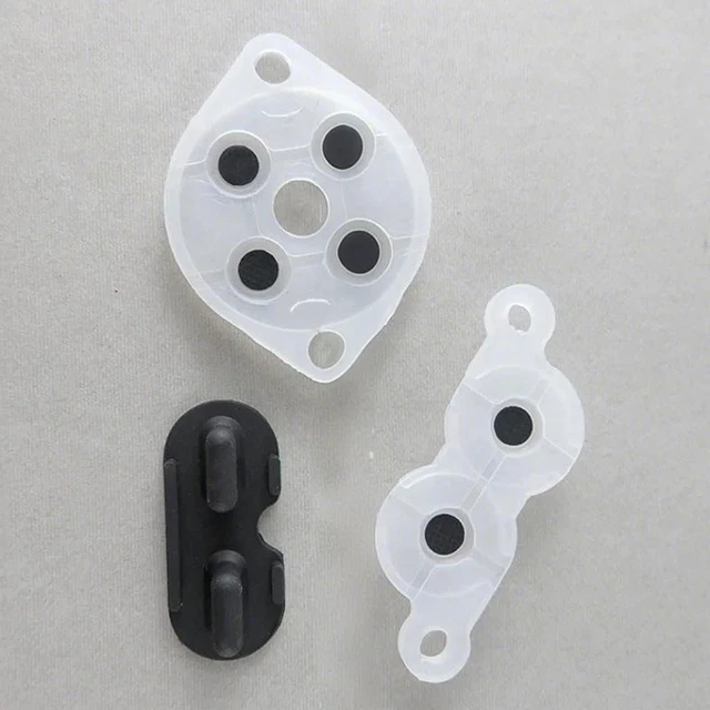 REPLACEMENT RUBBER BUTTON For NES Conductive Pads Controller Gamepad ...