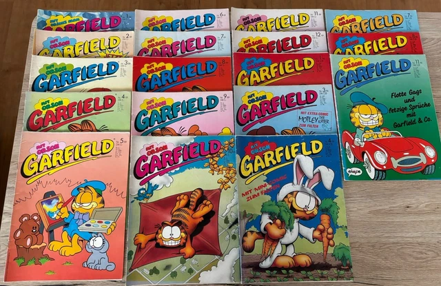 GARFIELD COMIC MIT Orson's Farm, Nr.1-12,Jahr 1989/Nr.1,3,4,7,8,11,Jahr ...