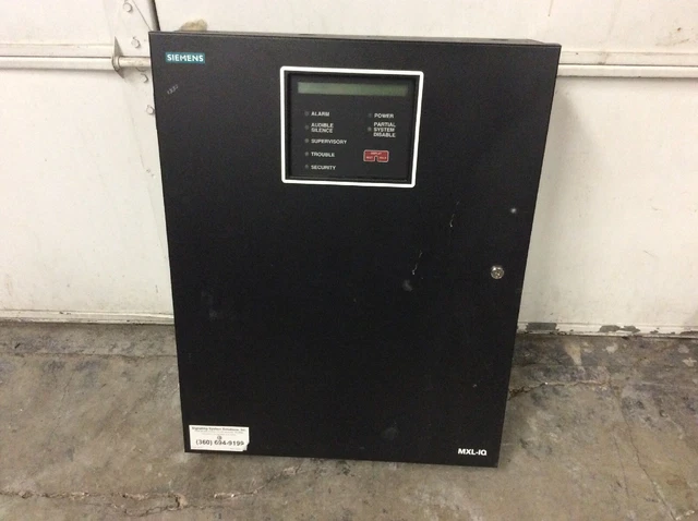 SIEMENS CERBERUS PYROTRONICS FIRE ALARM CONTROL PANEL MXL-IQ SMB-2 MKB ...