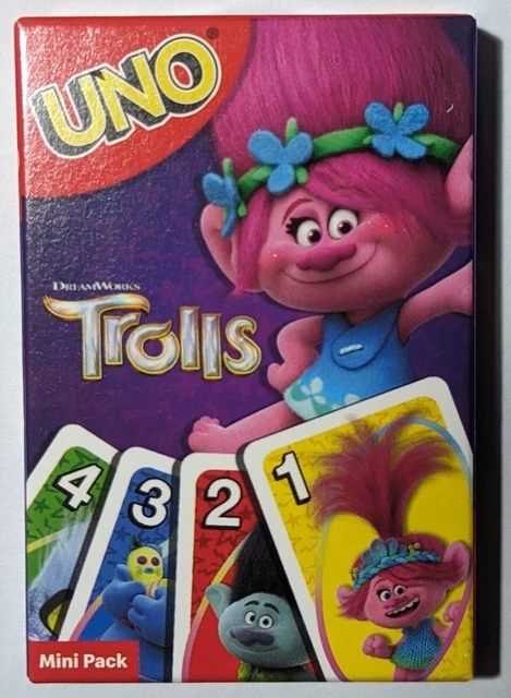TROLLS DREAMWORKS UNO Card Game, McDonalds Happy Meal Toy 2024 NEW £4. ...