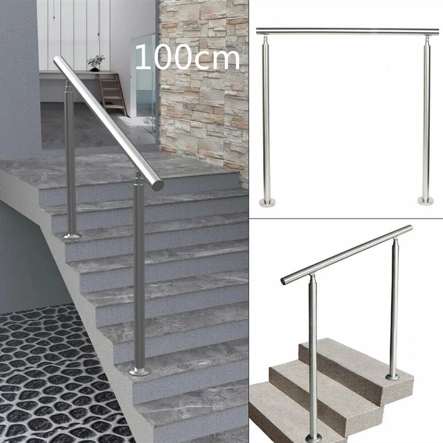 100CM GARDEN STEPS Handrail Cross Bar Mobility Rail Safety Grab Rail ...
