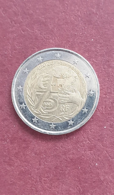 2 EURO GEDENKMÜNZE Frankreich 2021 75 Jahre UNICEF EUR 2,75 - PicClick DE