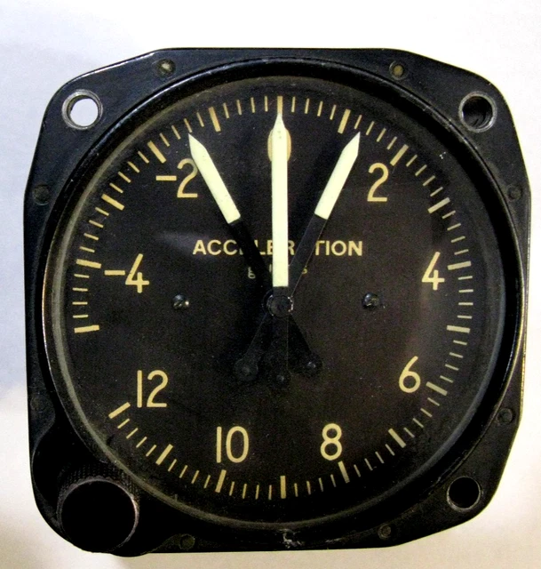 VINTAGE ACCELERATION GAUGE. Kollsman Instruments. Serial No. AC-42 ...