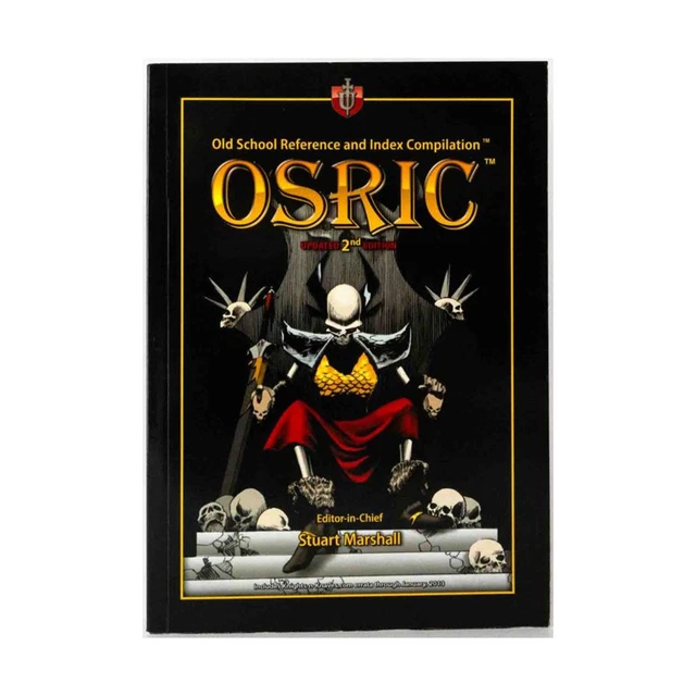 OSRIC OLD SCHOOL Reference and Index Compilation 2nd Edition SC EX $192 ...