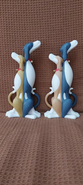 BORDER FINE ARTS Hot Dogs A3285 Their First Tiff By Toni Goffe 2003 x 2 ...