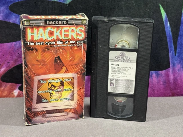 HACKERS (VHS, 1995) 1st Release Cult Film Sci-Fi Rare - Tested ️ £27.77 ...