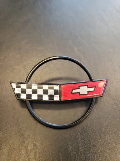 CHEVY OEM 1984-1990 Corvette C4 Front Nose Emblem Badge Logo Nameplate ...