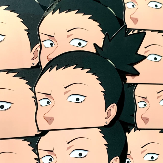 SHIKAMARU ANIME PEEKER Sticker Naruto Shippuden Car Decal £5.71 ...