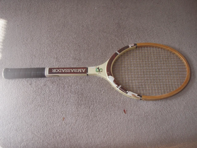 RARE VINTAGE DUNLOP WOOD RACQUET TENNIS maxply tournament graphite ...