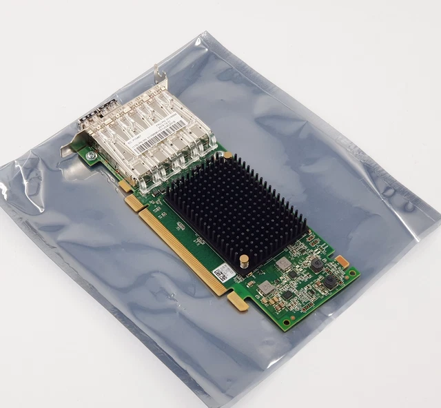 IBM 01YM898 01YM896 Quad-Port 32Gbps HBA FC Fibre Channel Low Profile ...