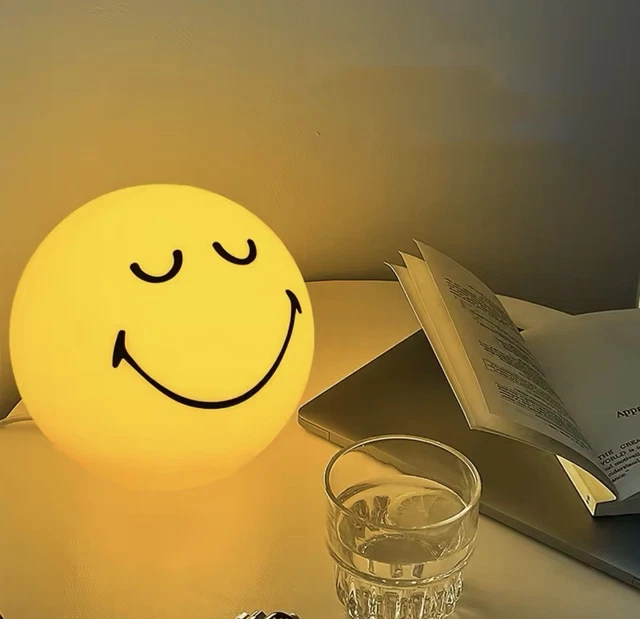 SMILEY LIGHT USB Plug In Cosy Room Aesthetic Accessory £54.99 - PicClick UK