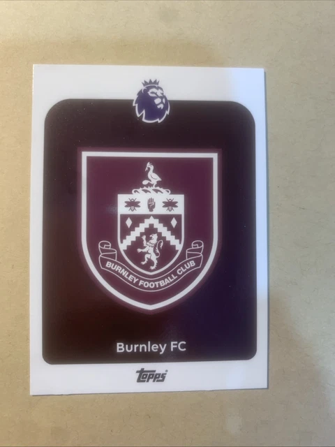 BURNLEY FC BADGE Topps PL 2026 Card # 307. New £2.94 - PicClick UK