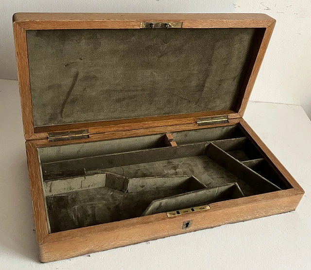 ANTIQUE OAK CASE Takes A Colt Walker Percussion Revolver Gun. £225.00 ...