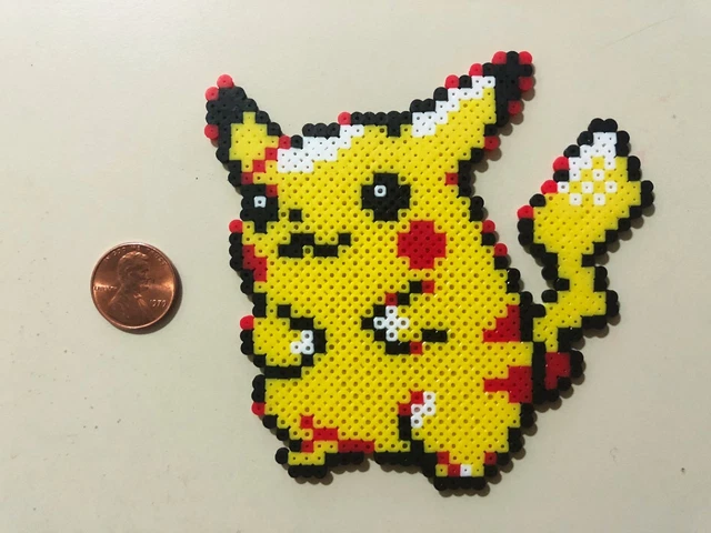 PIKACHU POKEMON MINI Perle Sprite Perler Hama Artkal Pixel Art Icône ...
