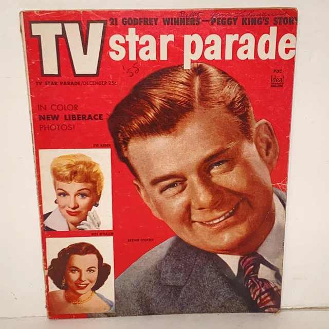 VINTAGE DECEMBER 1955 TV Star Parade Magazine Eve Arden Arthur Godfrey ...