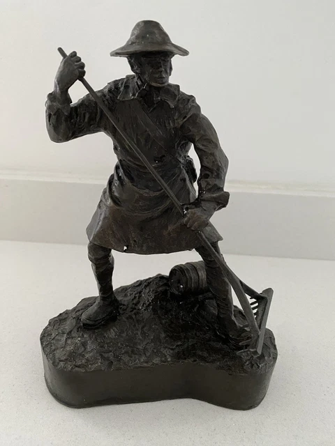 PETER HICKS WILTSHIRE Moonraker Cold Cast Bronze Figure £42.31 ...