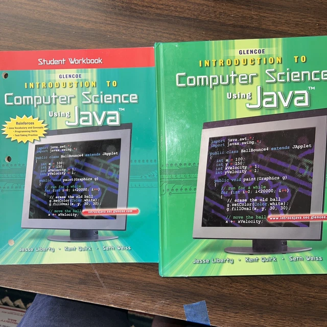 INTRODUCTION TO COMPUTER Science, Using Java, Student Edition McG ...