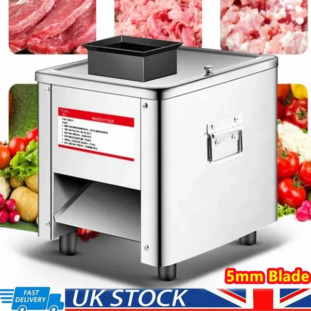 COMMERCIAL ELECTRIC MEAT Cutter Slicer Kitchen Flesh Shredding Cutting ...