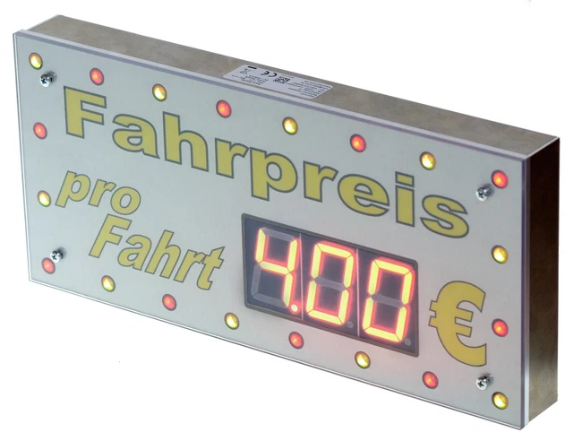 SCHAUSTELLER LED - Preisschild Preistafel 1-zeilig Spielgeschäft ...