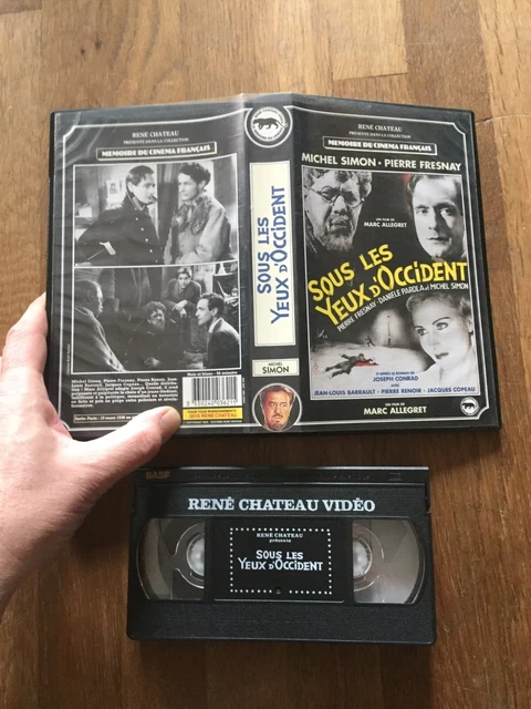 CASSETTE VIDEO VHS CINEMA RENE CHATEAU SOUS YEUX OCCIDENT michel simon fresnay EUR 5,00 ...