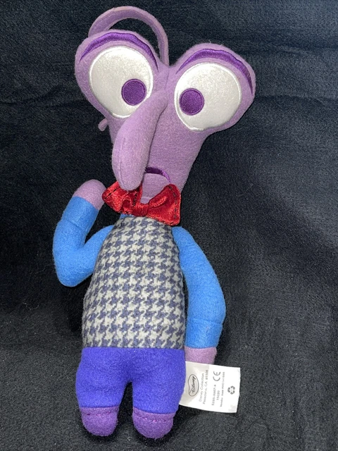 DISNEY INSIDE OUT "Fear" Plush 12" Purple Face Red Bow Tie Stuffed ...