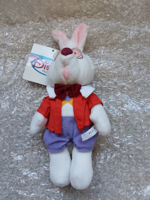THE DISNEY STORE White Rabbit Alice In Wonderland Plush 9" £27.00 ...