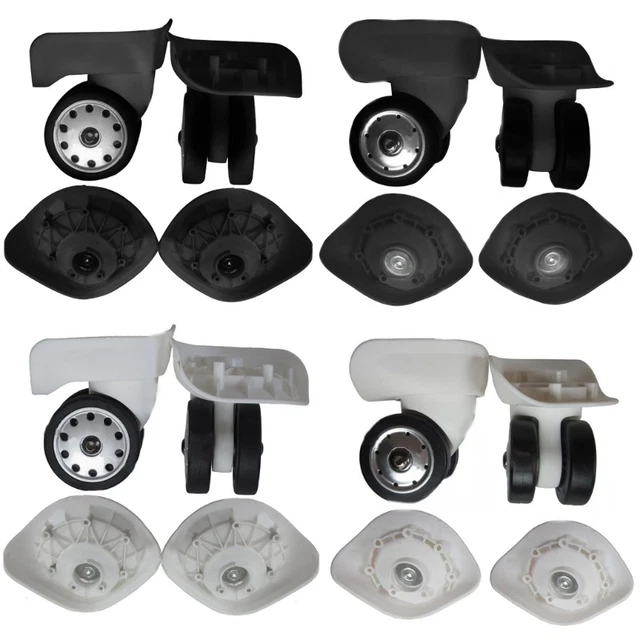 1 PAIR A88 DIY Replacement Travel Luggage Repair Accessories Mute Wheel ...