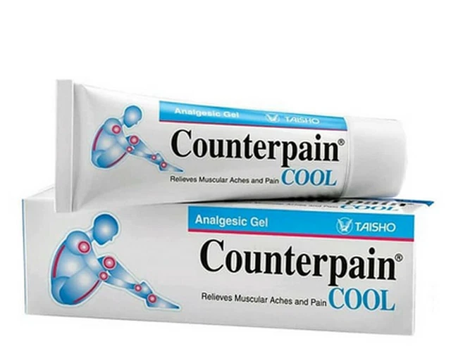 COUNTER-PAIN COOL ANALGESIC Gel Balm Relieves Muscle Aches 4 packs X ...